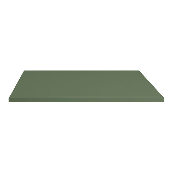 Perfect Tables 24" x 30" Indoor Microtexture Olive Green Table Top