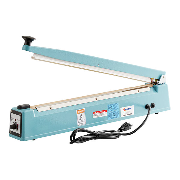 Omcan 20" Manual Impulse Bag Sealer with Timer - 110V