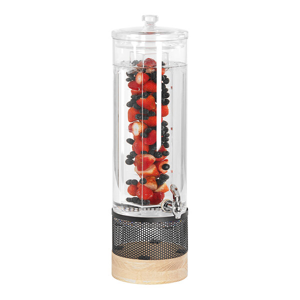 Cal-Mil Camden 3 Gallon Round Beverage Dispenser with Infusion Chamber ...