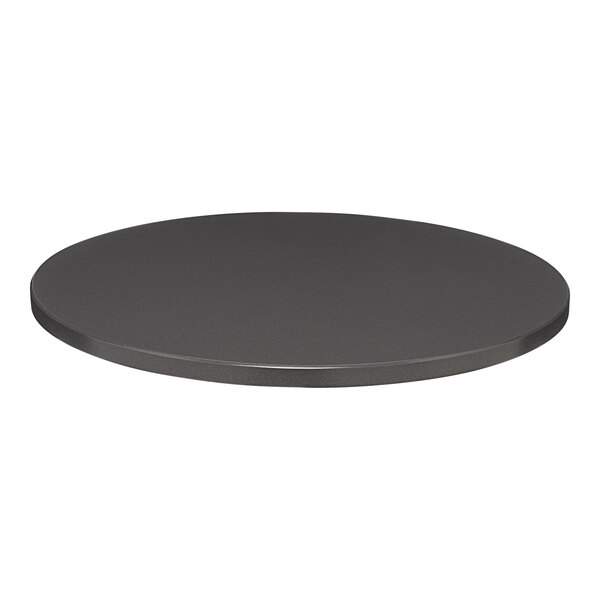 Perfect Tables 36" Indoor Round Smooth Graphite Nebula Table Top