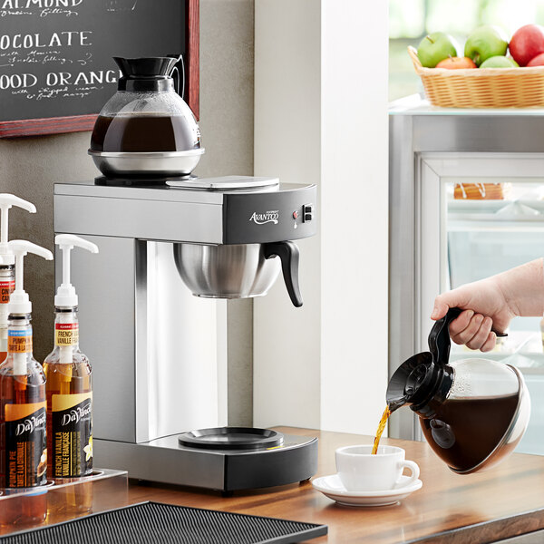 12 Cup Commercial Coffee Maker | Avantco C10 12 Cup Pourover Coffee Maker