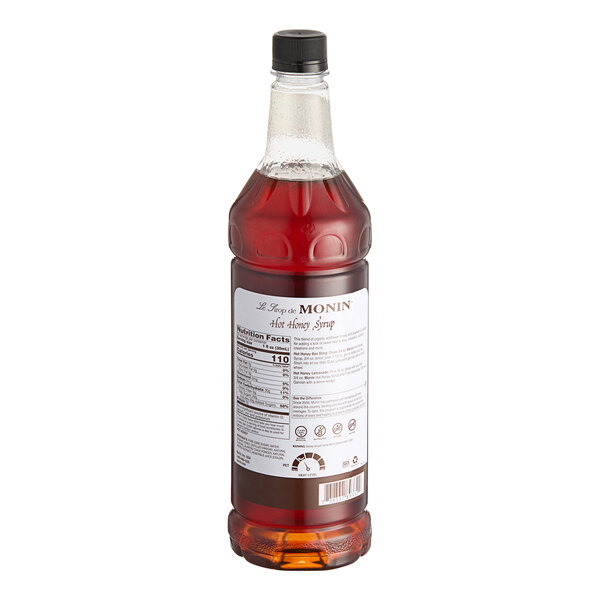 Monin Premium Hot Honey Flavoring Syrup 1 Liter