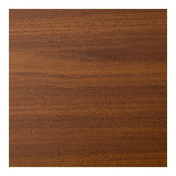 Perfect Tables 36" x 36" Indoor Square Light Walnut Woodgrain Table Top
