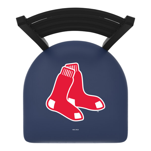 Holland Bar Stool Boston Red Sox Swivel Bar Stool with Ladder Back and ...
