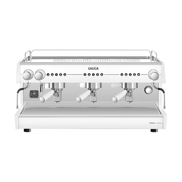 Gaggia Vetro White 3 Group Automatic Espresso Machine - 220V