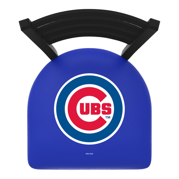 Holland Bar Stool Chicago Cubs Bar Height Stool with Ladder Back and ...