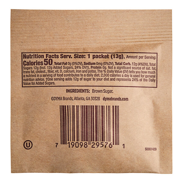 Brown Sugar Packet 13 Gram - 96/Case
