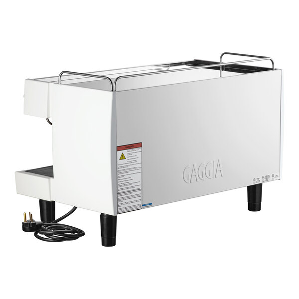 Gaggia Vetro White 3 Group Automatic Tall Espresso Machine - 220V