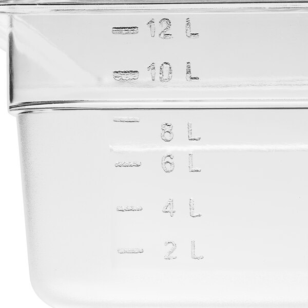 Choice Full Size 4" Deep Clear Polycarbonate Food Pan