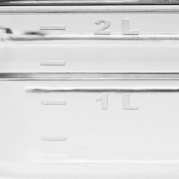 Choice 1/3 Size 2 1/2" Deep Clear Polycarbonate Food Pan