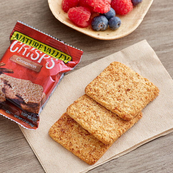 Nature Valley Crisps Cinnamon Snack Pack 1.2 oz. - 120/Case