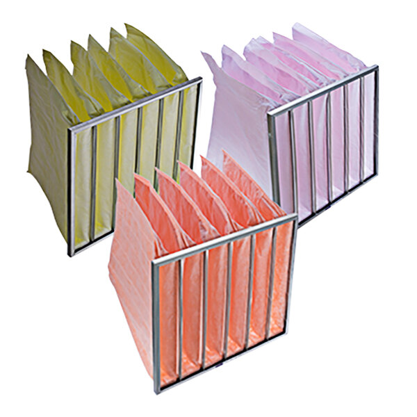 Koch Filter Multi-Sak Series S 24" x 24" x 15" MERV-15 6-Pocket Medium ...