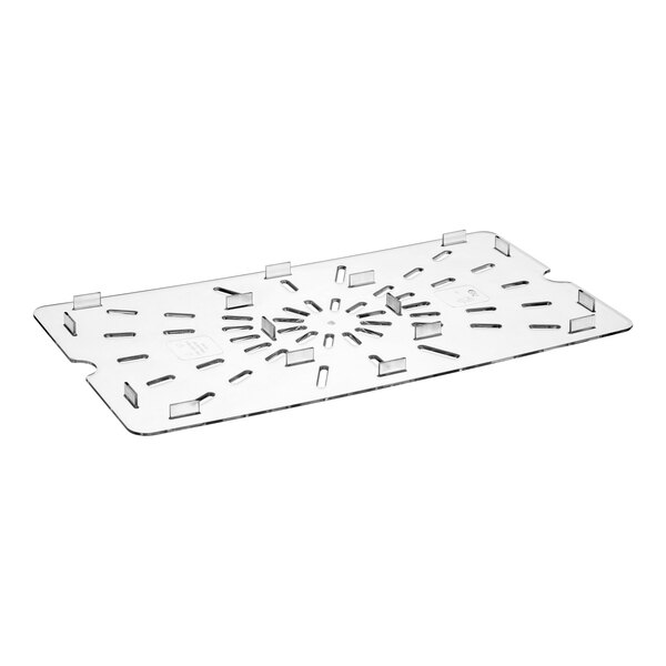 Choice Full Size Clear Polycarbonate Drain Tray