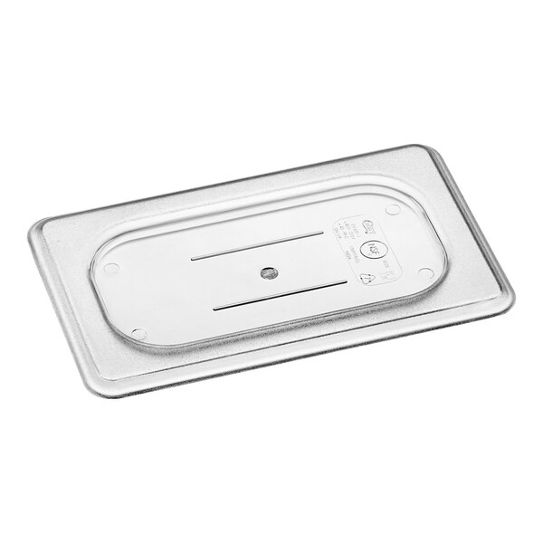 Choice 1/9 Size Clear Polycarbonate Food Pan Lid