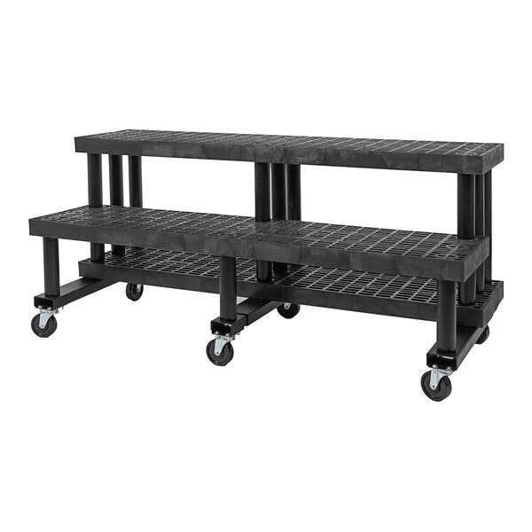 SPC Retail SC662402W Benchmaster 66" x 28" x 30" Black Heavy-Duty ...