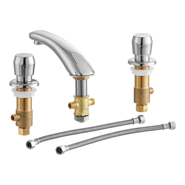 Chicago Faucets 404-HZ665ABCP 2.2 GPM Deck-Mounted Metering Faucet with ...