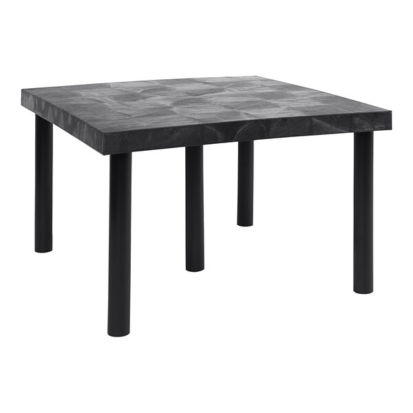 SPC Retail BMS362401S3 Benchmaster 36" x 36" x 24" Black Plastic Solid ...