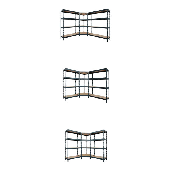 AR Shelving Garage Series 35" x 35" x 71" 4-Shelf Boltless Rivet ...