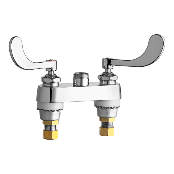 Chicago Faucets 895-317LESXKAB Deck-Mounted Spoutless Faucet with 4 ...