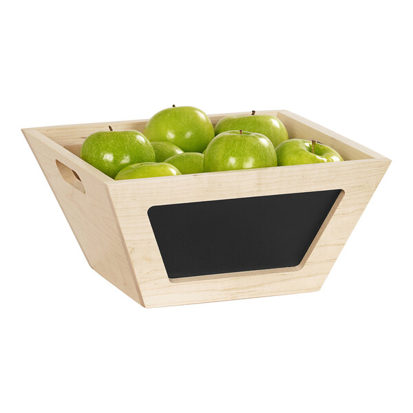 Cal-Mil Blonde 12" x 12" x 6" Maple Wood Box / Display Merchandiser ...
