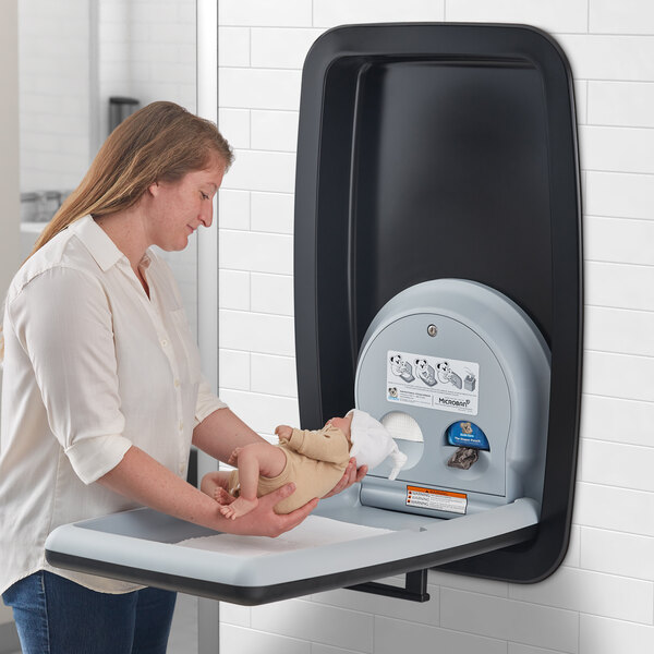 Koala Kare KB311-SSRE-MBLK Vertical Recess Mount Matte Black Stainless ...