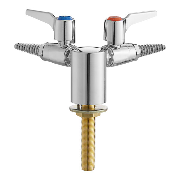 Chicago Faucets 982-VR909CAGCP Deck-Mounted Laboratory Turret with Two ...