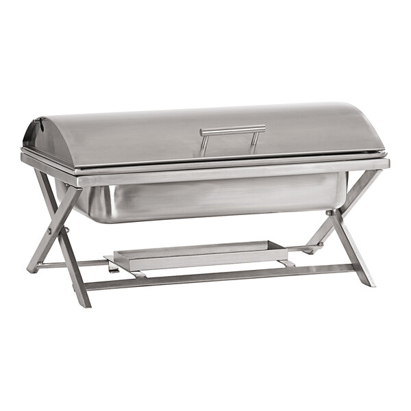 Cal-Mil 23" x 14" x 13" Full Size Stainless Steel Collapsible Chafer ...