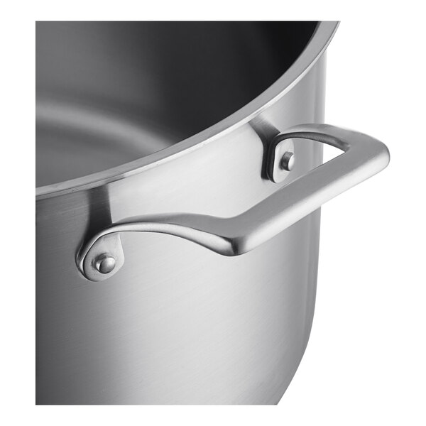 Vigor 8 Qt. Tri-Ply Stainless Steel Stock Pot with Cover