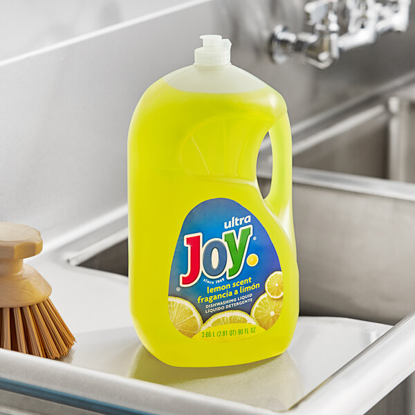 JoySuds Joy Ultra 43602 90 oz. Lemon Scented Dishwashing Liquid