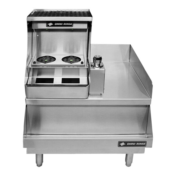 Omni-Rinse BTRS1-US1 Auto-Rinse Stainless Steel Bar Tool Rinse Station ...