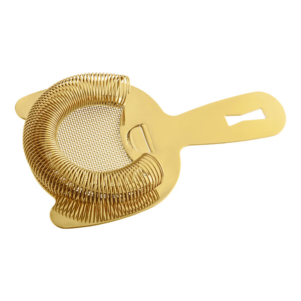 Barfly® 6" Gold Fine Mesh Spring Bar Strainer M37185GD