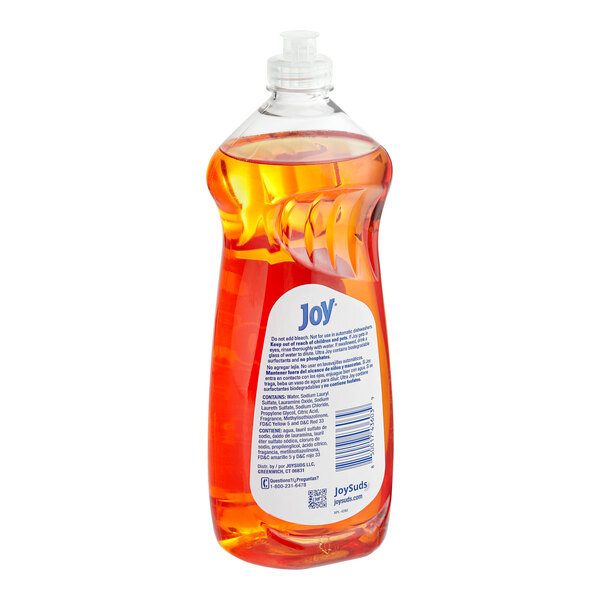 JoySuds Joy Ultra 43603 30 oz. Orange Scented Dishwashing Liquid