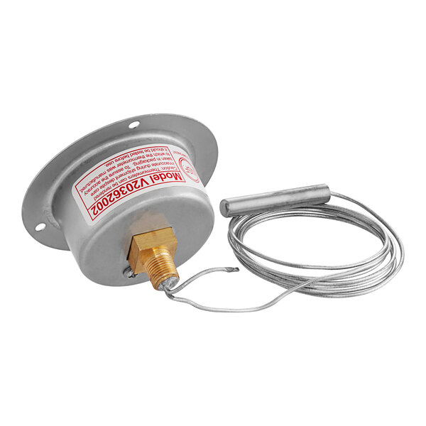 Miljoco 2" Flush Mount Vapor Dial Thermometer with 48" Capillary