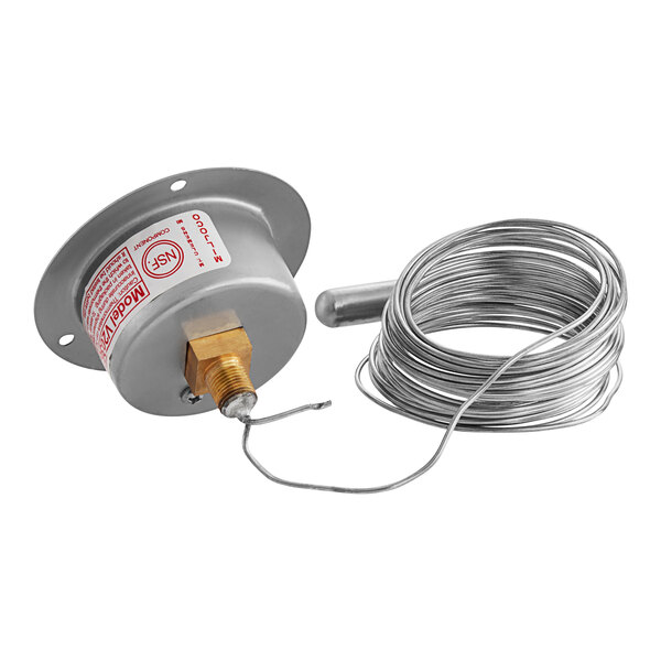 Miljoco 2" Flush Mount Vapor Dial Thermometer with 240" Capillary