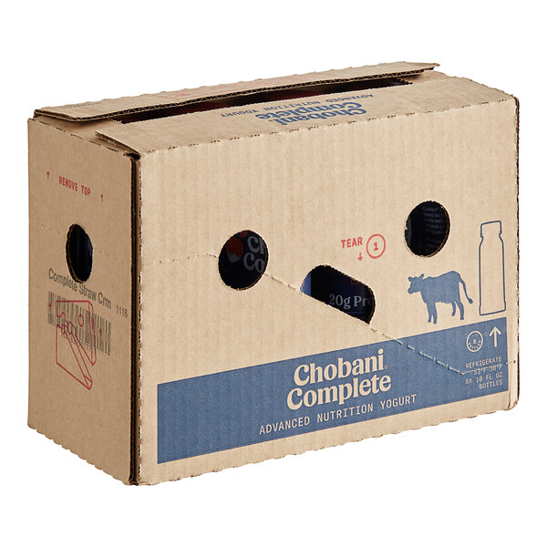 Chobani Complete Low-Fat Strawberry Cream Greek Yogurt Drink 10 fl. oz ...