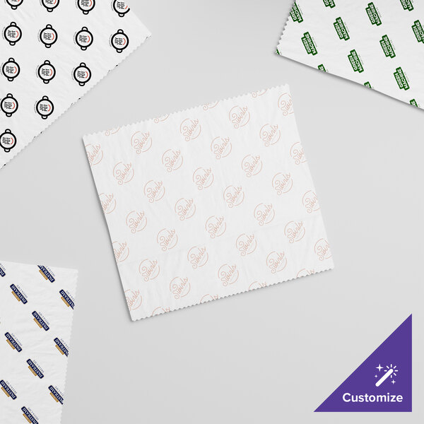 Choice 12" x 10 3/4" Customizable Interfolded Bakery Tissue Sheets ...