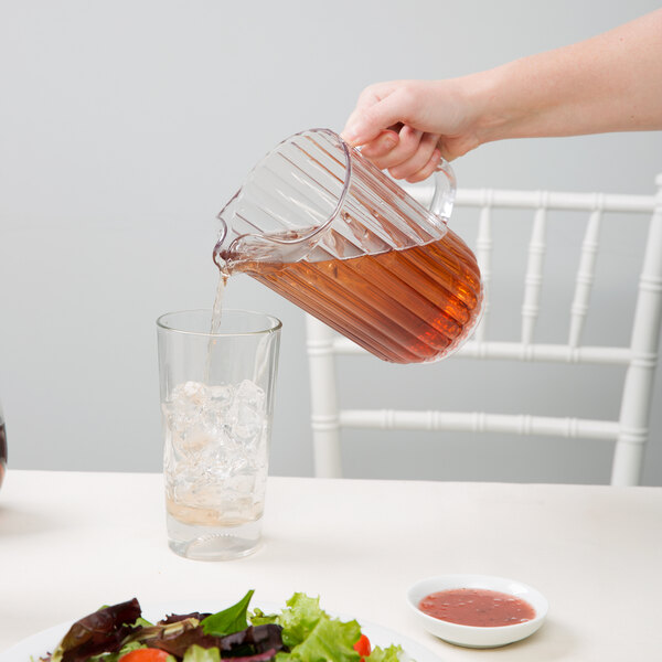 Cambro P480CW135 Camwear 48 oz. Clear Plastic Pitcher