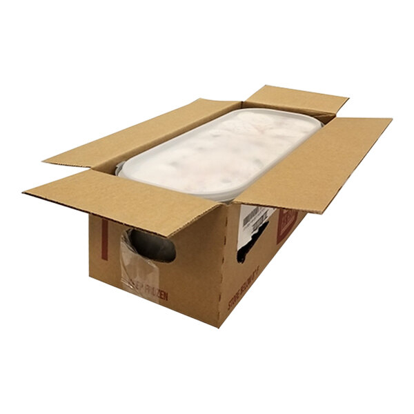 G.S. Gelato Peach Cobbler Gelato Amaretto 5 Liter Container