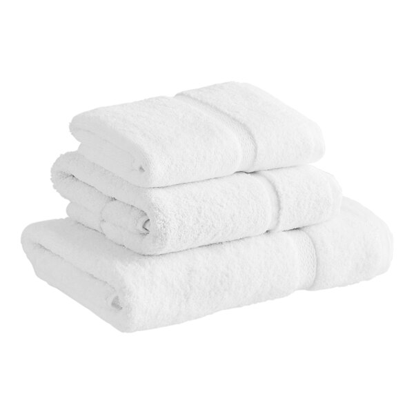 Lavex Premium 3-Piece 100% Ring-Spun Cotton Towel Kit - Sample