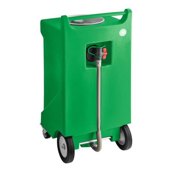 PourAway Cadet 456799 30 Gallon Green HDPE Rectangular Liquids Disposal ...