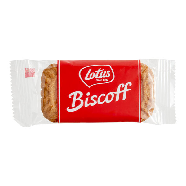 Lotus Biscoff 1-Count Individually Wrapped Cookie Sleeve - 300/Case