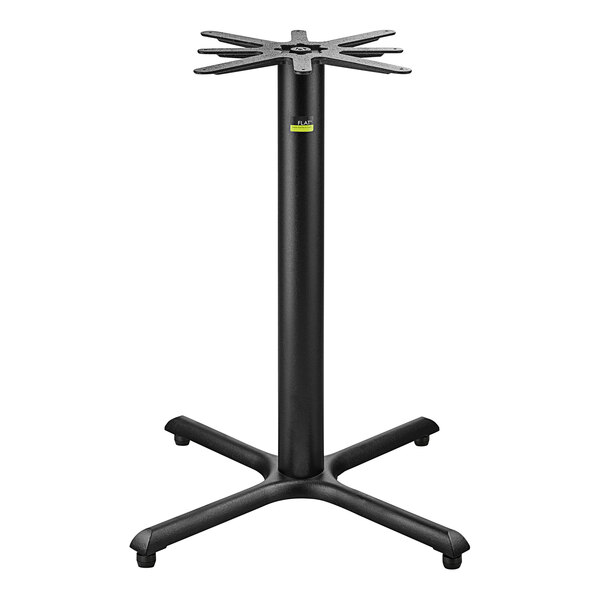 FLAT Tech KX36 EQ 36" x 36" Bar Height Black Table Base with Equalizer ...