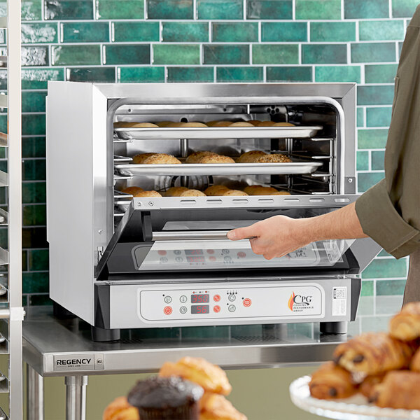 Cooking Performance Group COH-D4-M Electric Digital Countertop 4 Tray ...