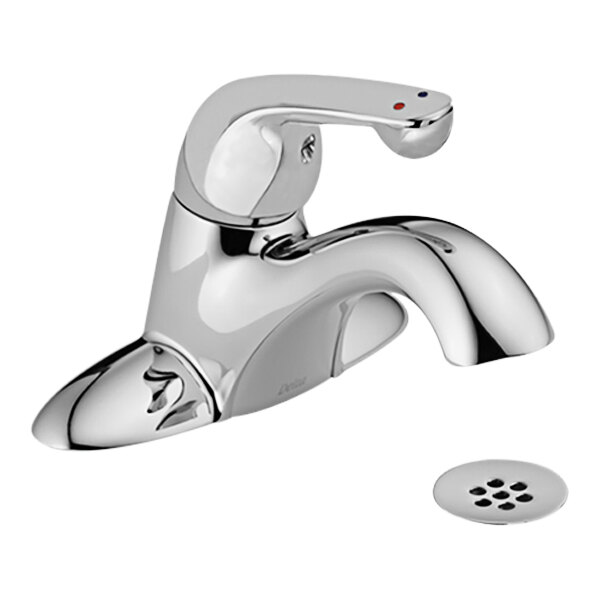 Delta Faucet 523LF-HGMHDF Deck Mount Lavatory Faucet with Single Lever ...