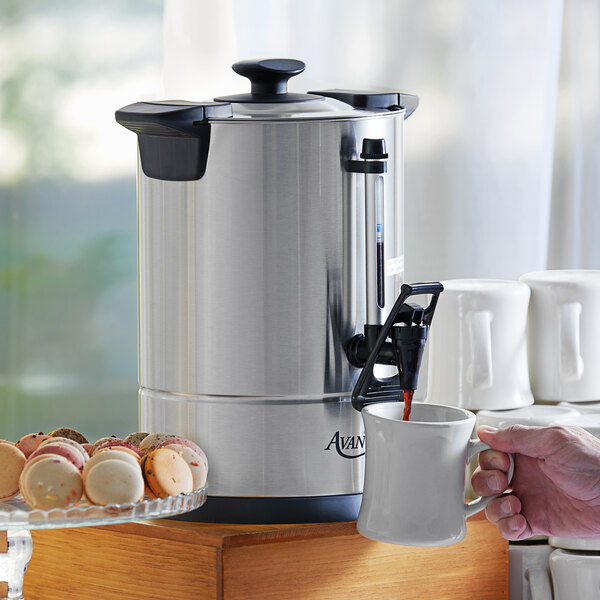 Avantco CU30CETL 30 Cup (150 oz.) Double Wall Stainless Steel Coffee ...