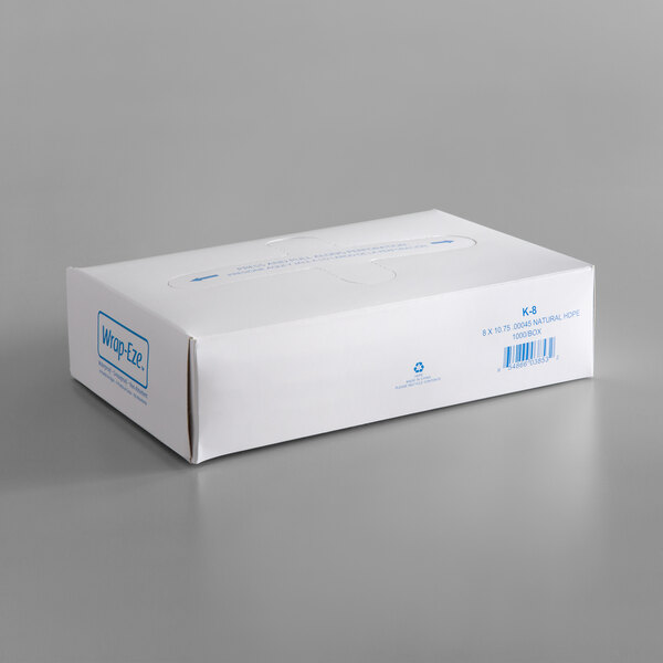 LK Packaging 10 3/4" x 8" Plastic Deli Wrap and Bakery Wrap - 1000/Box