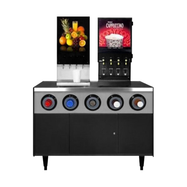 All State Manufacturing 49" x 23 1/4" x 34" Coffee Stand with Stainless ...