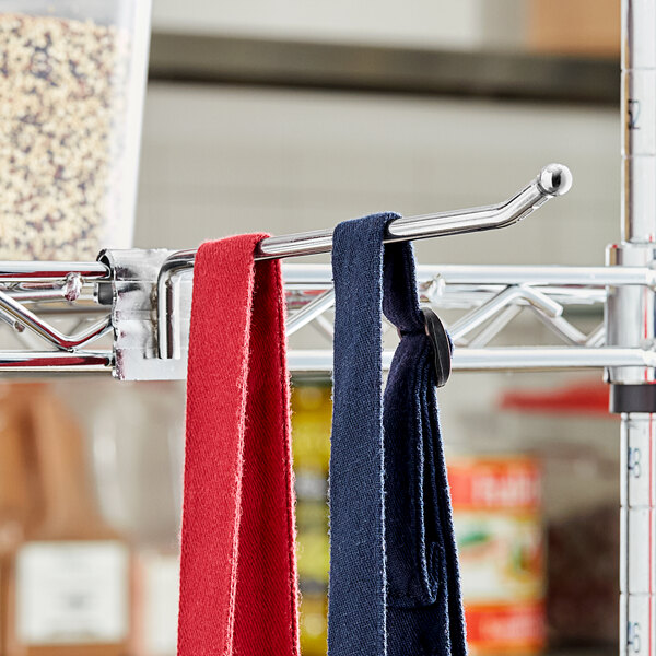 Regency 6 3/4" Chrome Ledge Hook for Wire Shelving
