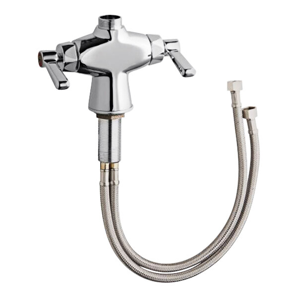Chicago Faucets 50-LESXKAB Deck-Mounted Spoutless Faucet with 2 3/8 ...