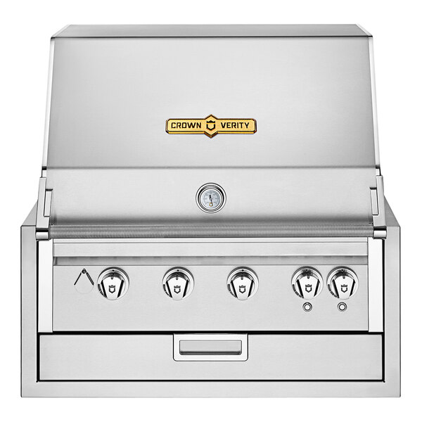 Crown Verity IBI30NG-LT Infinite Series 30" Natural Gas Built-In Grill ...